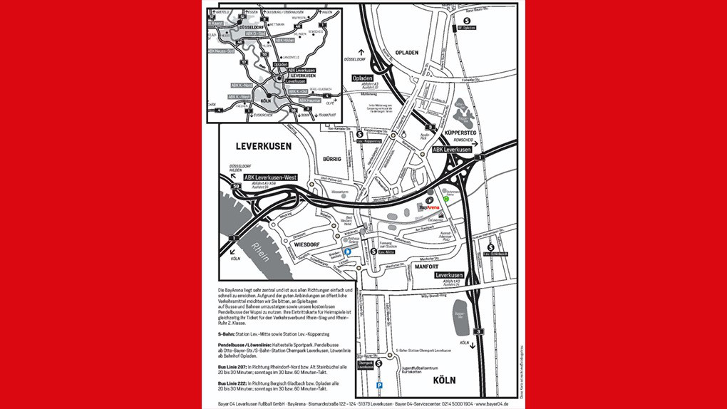 Faninfos für das Auswärtsspiel bei Bayer 04 Leverkusen | 1. FC Heidenheim 1846 e. V.